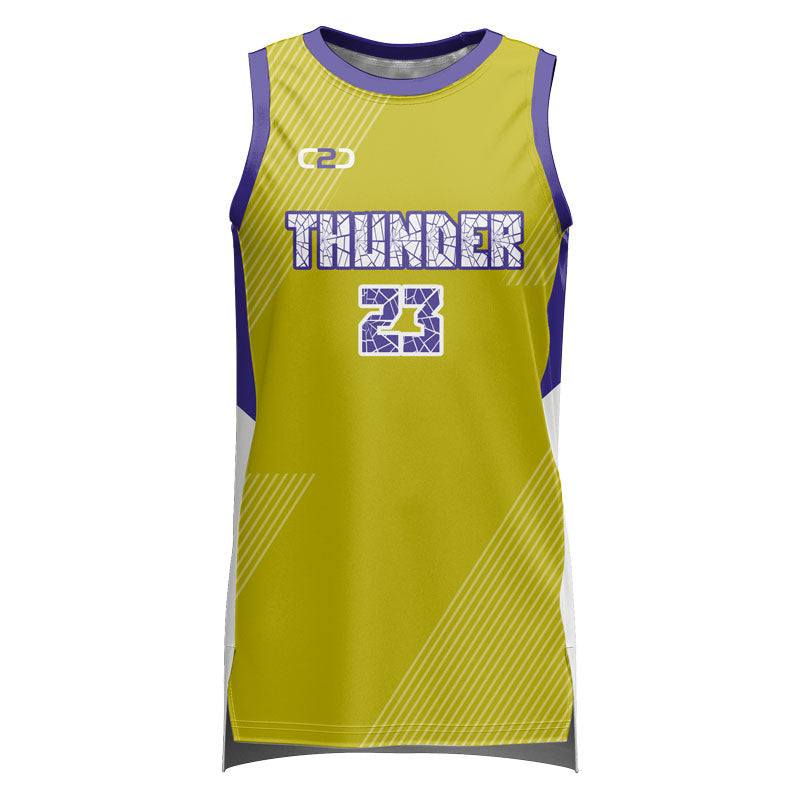 Thunder SlimFit HP Split Basketball Singlet Design Your Own Custom– Coast 2 Coast Sports ...